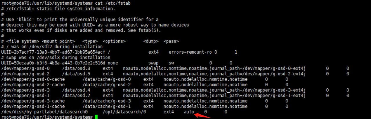 频繁启用&停用ES服务，出现local-fs.target failed with result dependency | Transcendent